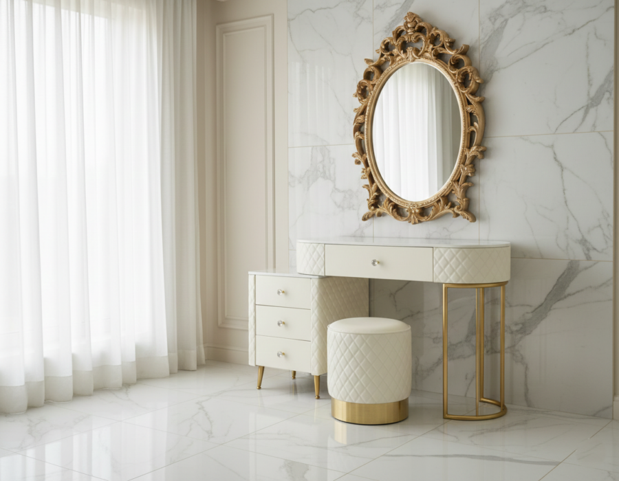 Tualettlaua komplekt Sharon Crema • Kvaliteetne mööbel